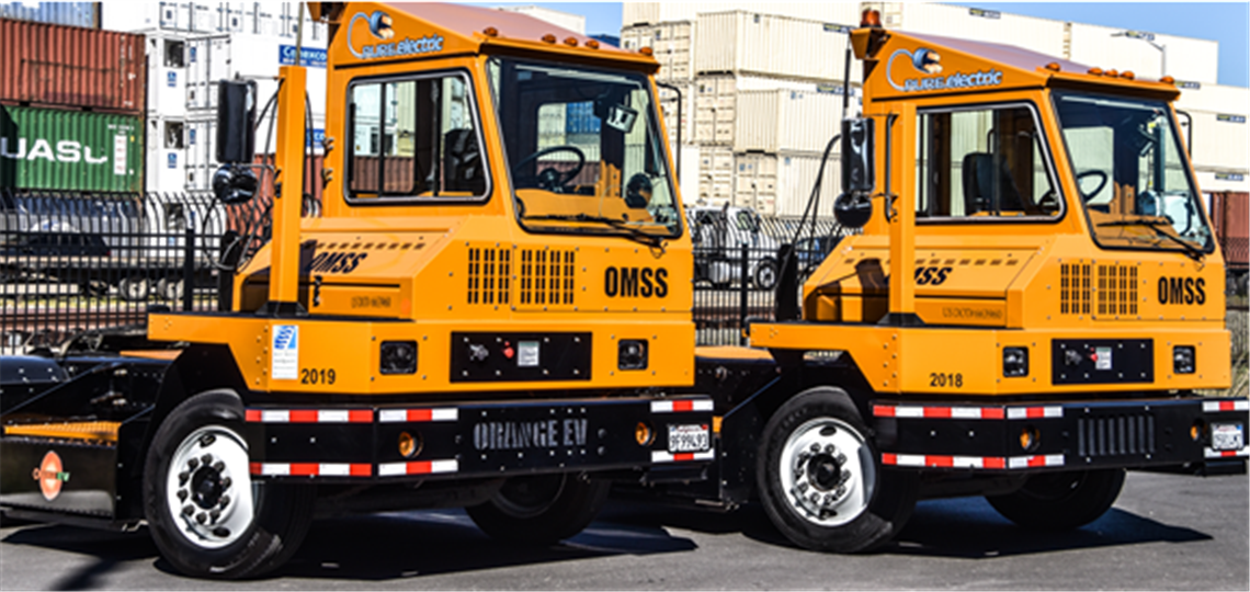 Another Orange EV Truck For Port Of Oakland - KHL Group