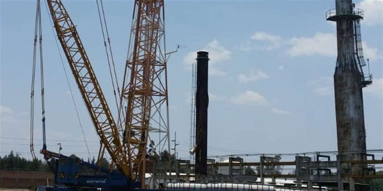 Sarens Dismantles ADC-101 Reactor at PEMEX Plant in Mexico - KHL Group