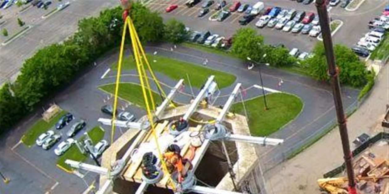 Spider provides access for chimney job - KHL Group
