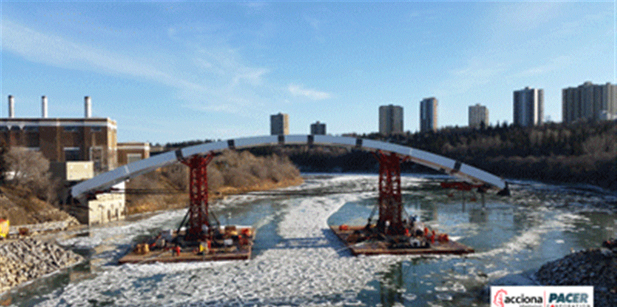 ALE installs 950 tonne bridge - KHL Group