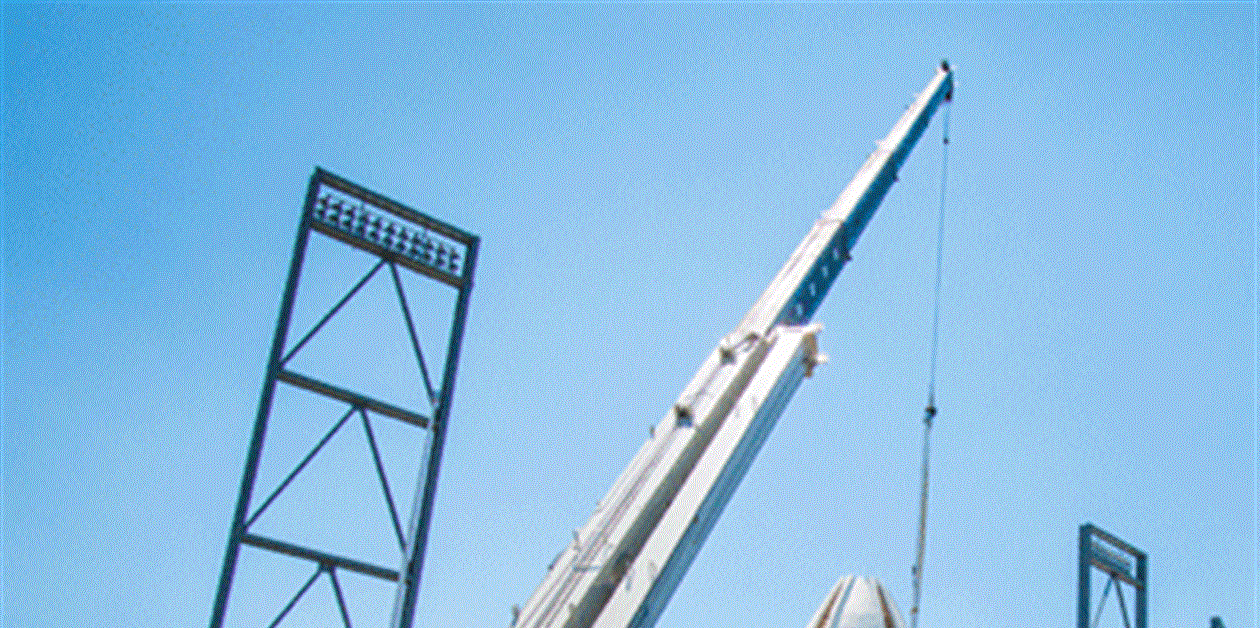 Canton Erectors tackles flagpole lift - KHL Group