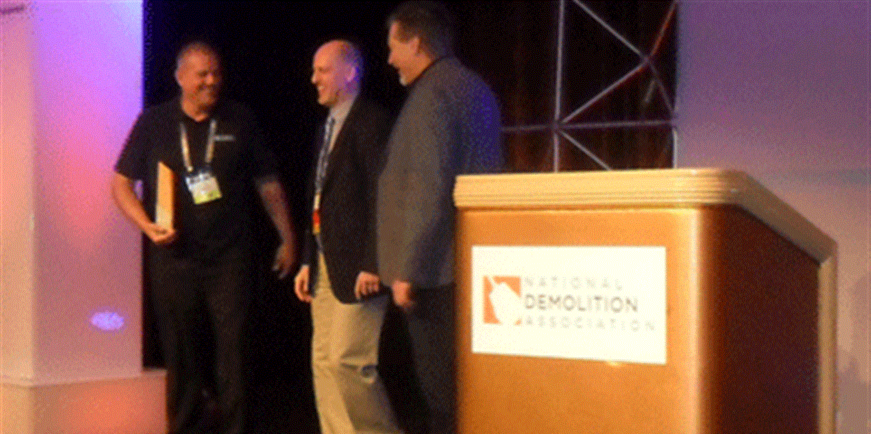 Trio honoured for demolition projects - KHL Group