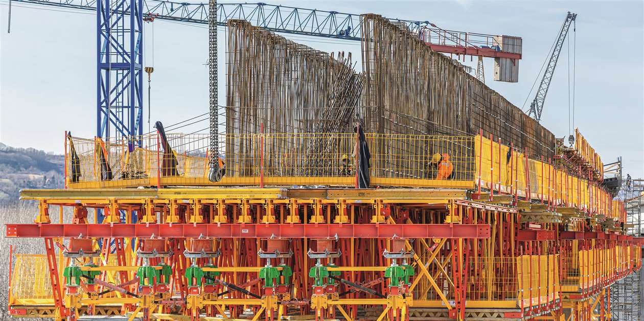 Peri formwork used on viaduct for US$2.9 billion railway - KHL Group