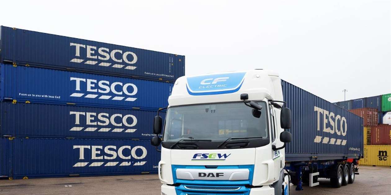Tesco to start logistics services with battery-electric trucks - KHL Group