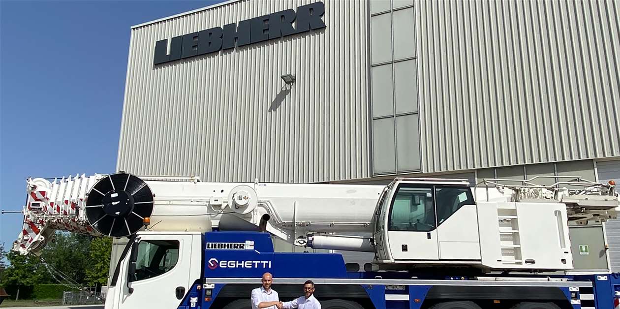 Used Liebherr for Italian crane company - KHL Group