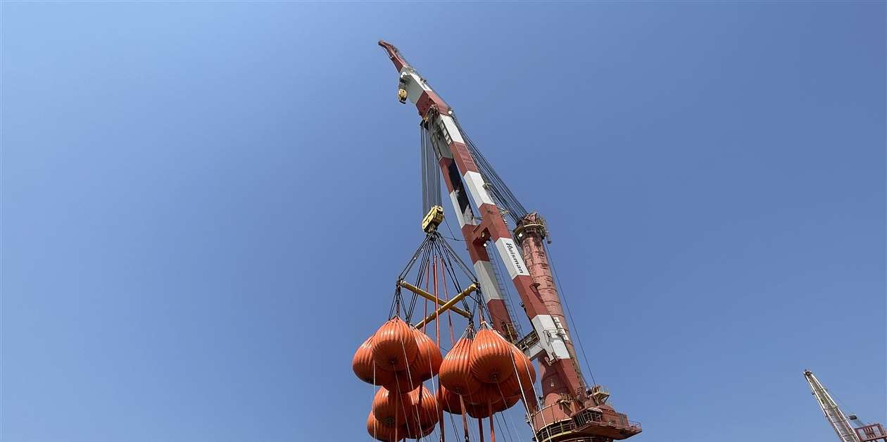 Modulift beams on Liftek load test - KHL Group