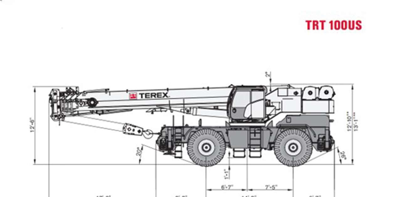 Terex shows new 100 US ton rough terrain crane - KHL Group