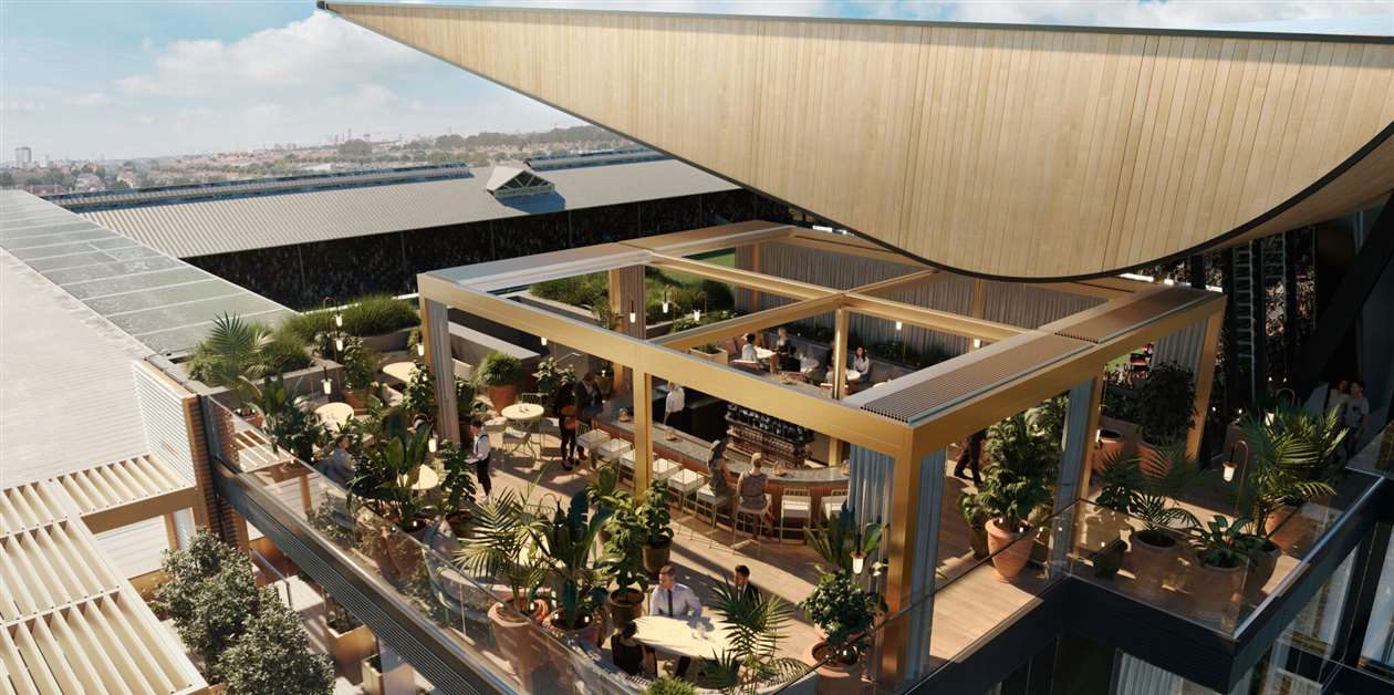 Fulham FC’s redeveloped Riverside stand to feature rooftop pool - KHL Group