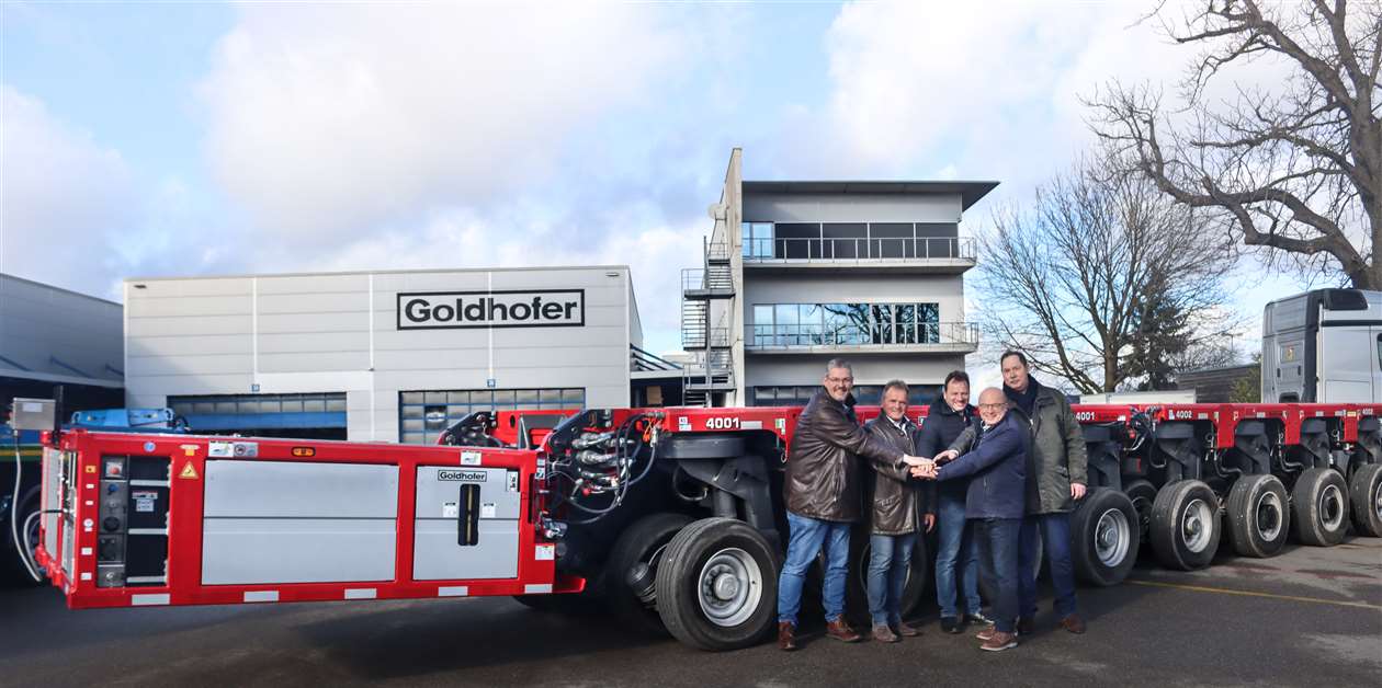 Big Goldhofer transporter order from Kahl - KHL Group