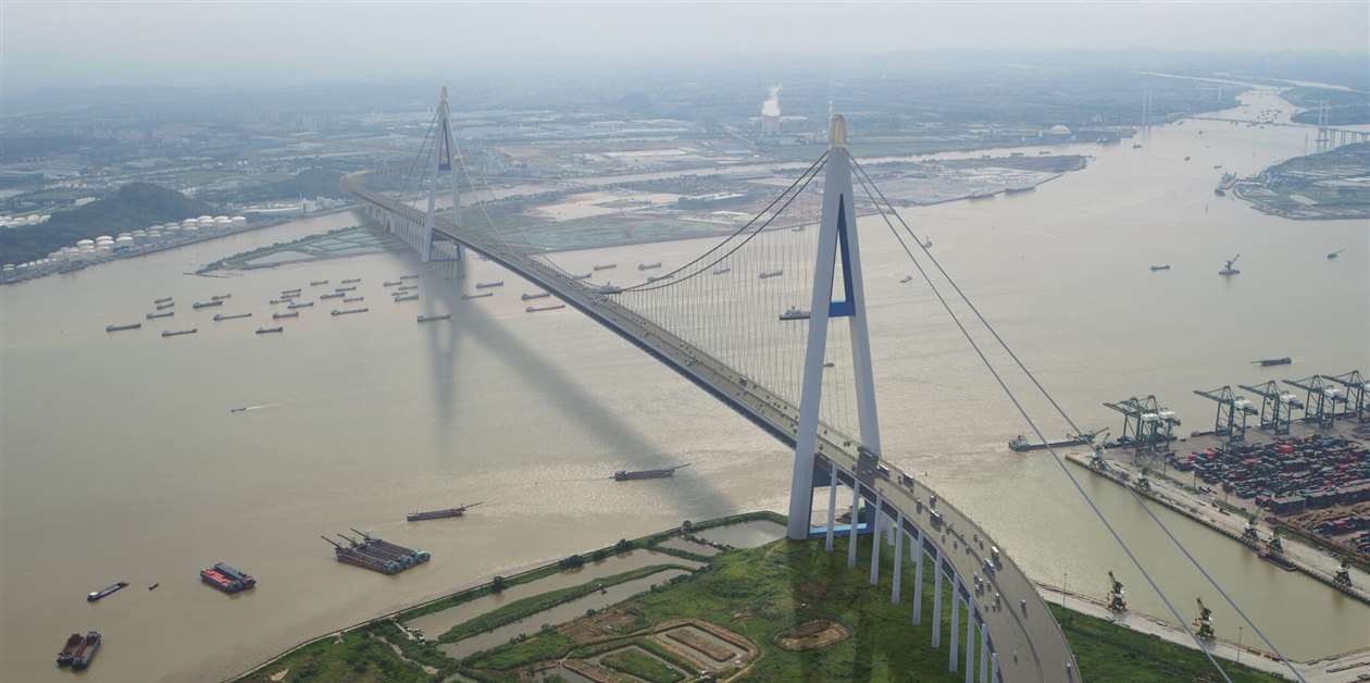 Sany uses new tech on concrete pour for US$7bn Shiziyang Bridge - KHL Group