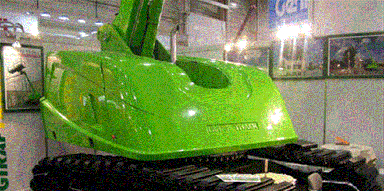Merlo dealer shows tracked handler/platform - KHL Group