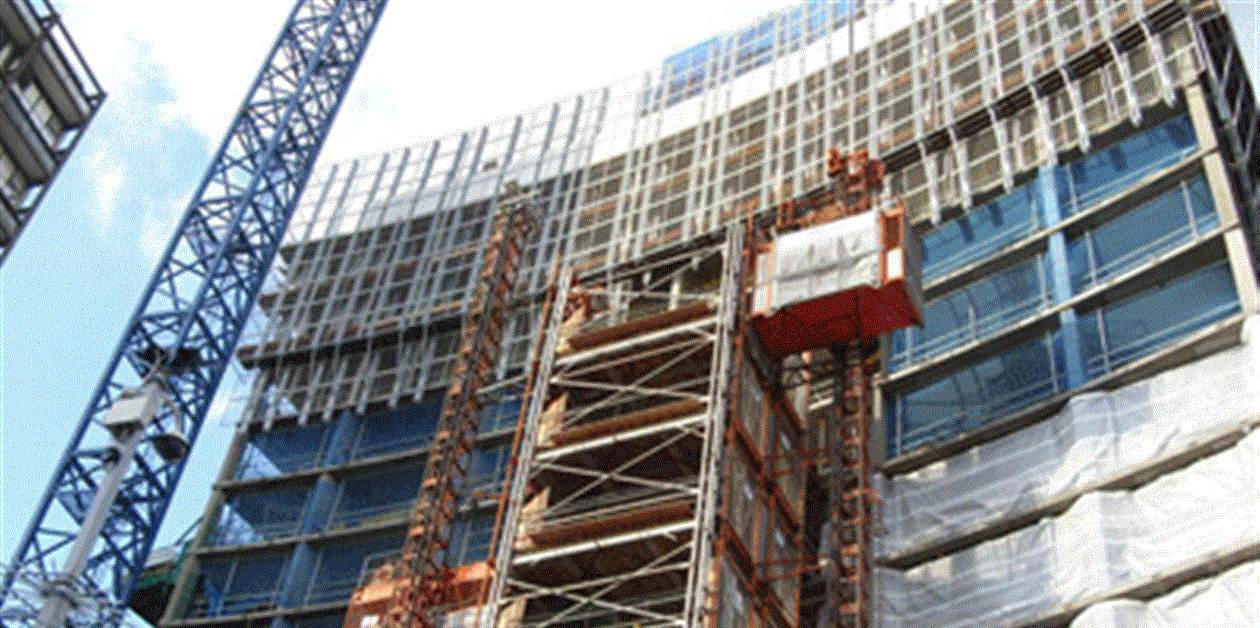 Fast hoists speed high-rise construction in London - KHL Group