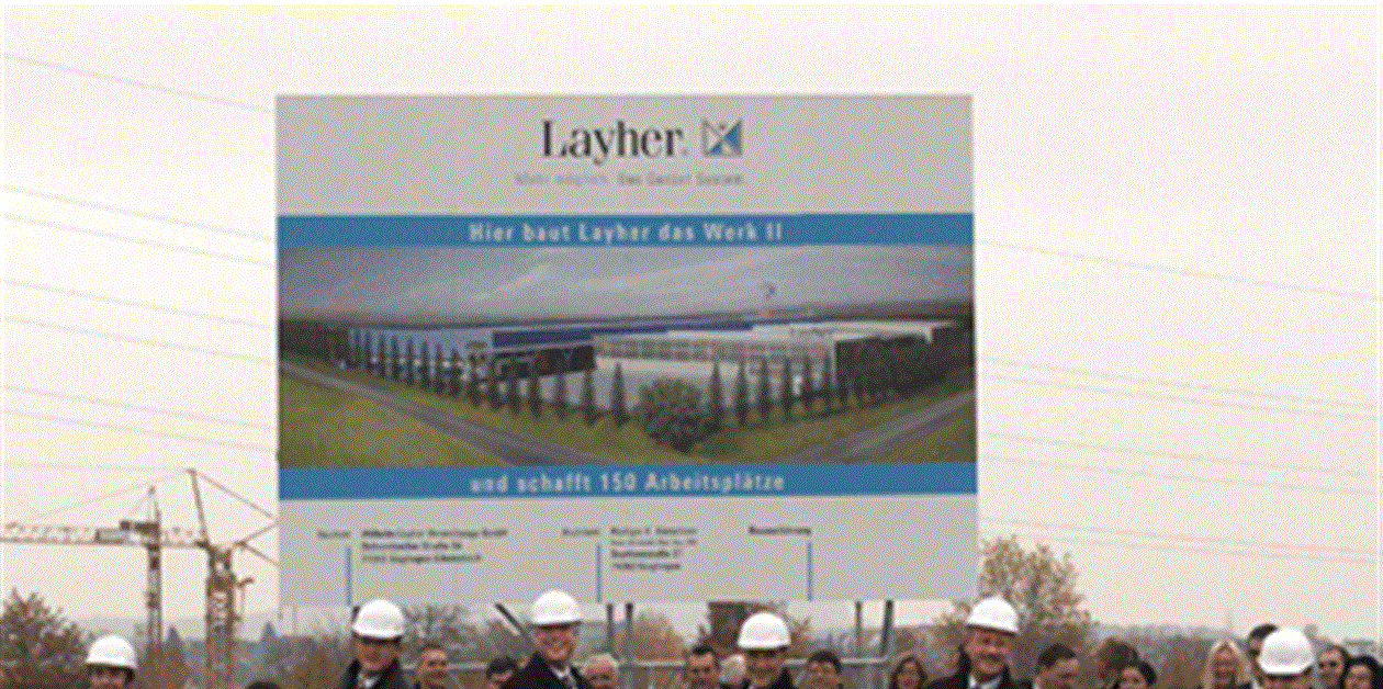 Layher builds new factory - KHL Group
