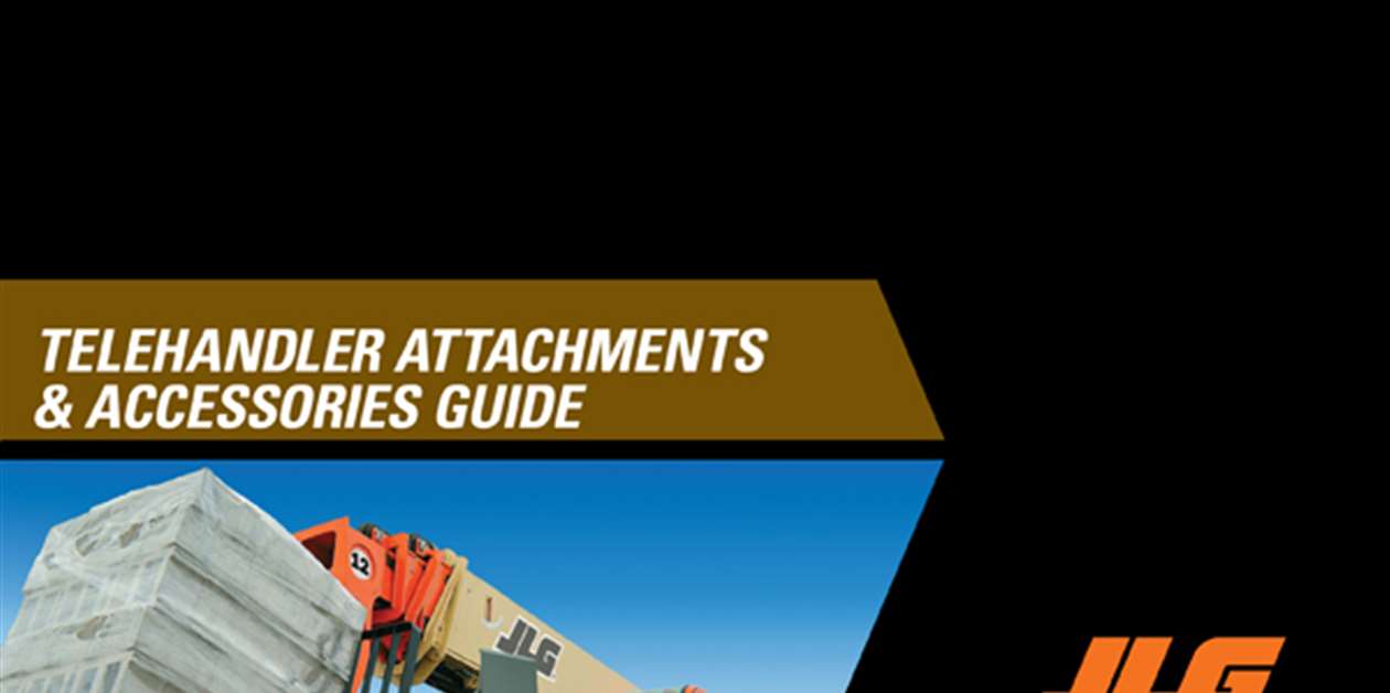 JLG publishes telehandler attachment guide - KHL Group