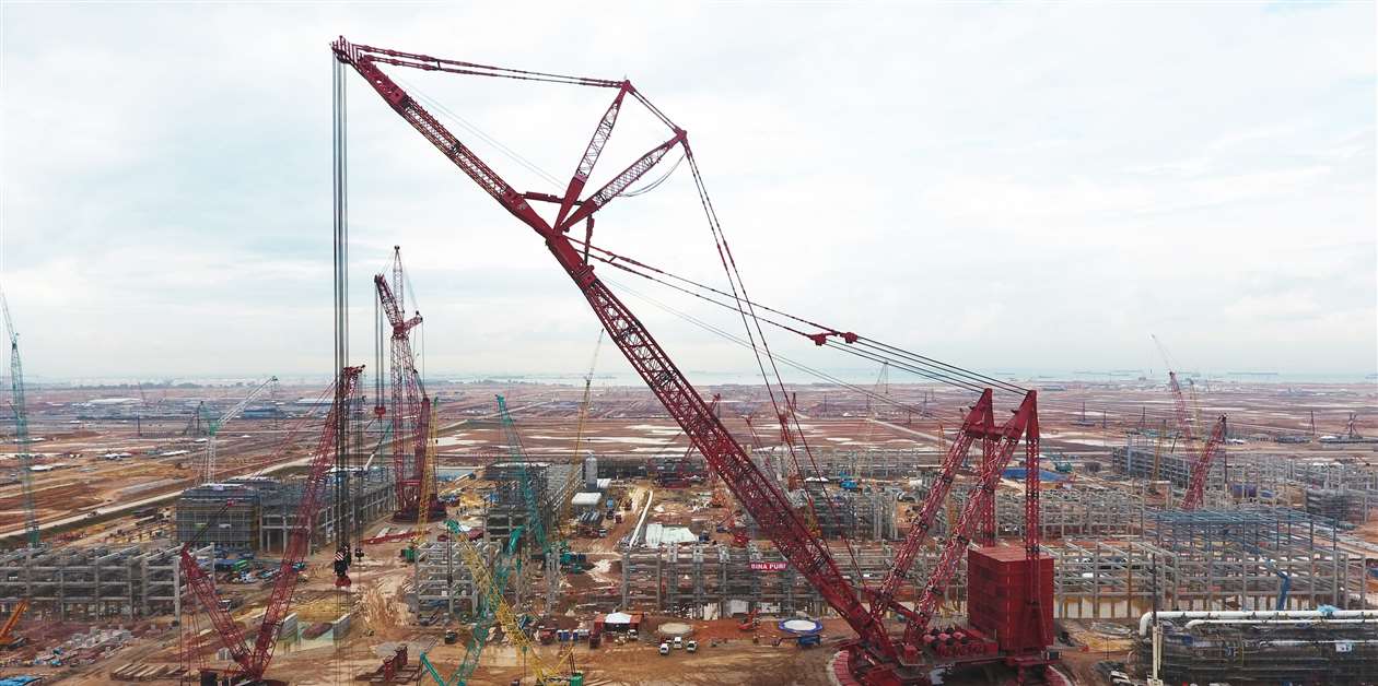 Three Mammoet ring cranes, one job - KHL Group
