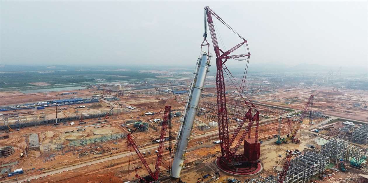 Three Mammoet ring cranes, one job - KHL Group