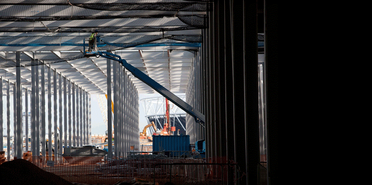 Steel frame of 2012 media centre complete as ‘big build' accelerates ...
