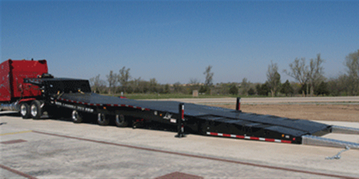 Double drop trailer from Landoll - KHL Group