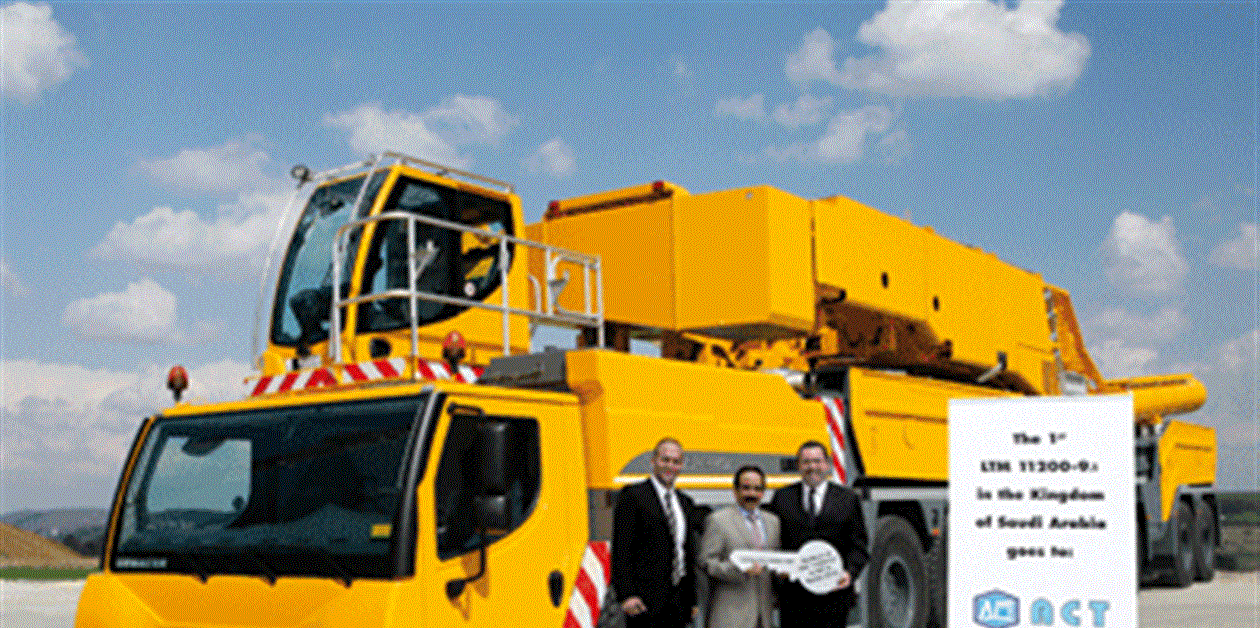 Saudi Arabia's first Liebherr LTM 11200-9.1 - KHL Group