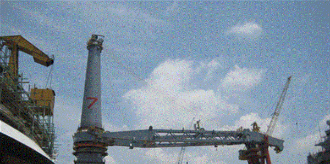 World's largest offshore mast crane installed - KHL Group