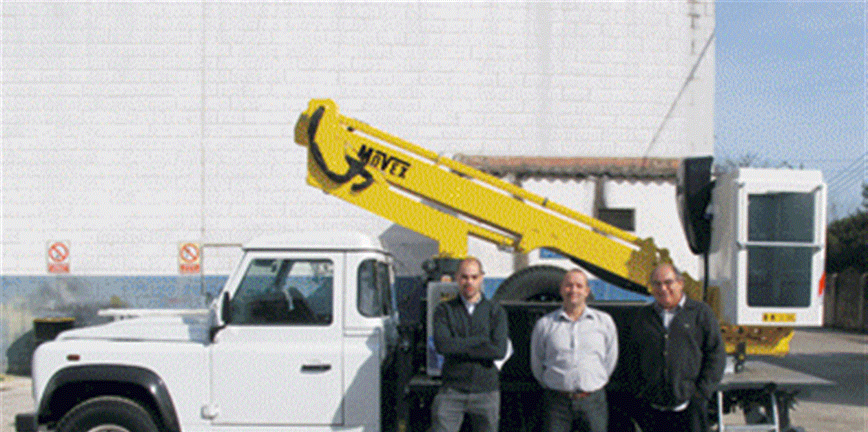 Power Lift demos Movex P130TL to UK - KHL Group