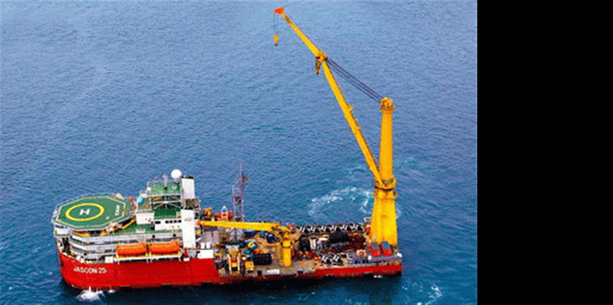 Crane to lift minesweeper from coral reef - KHL Group