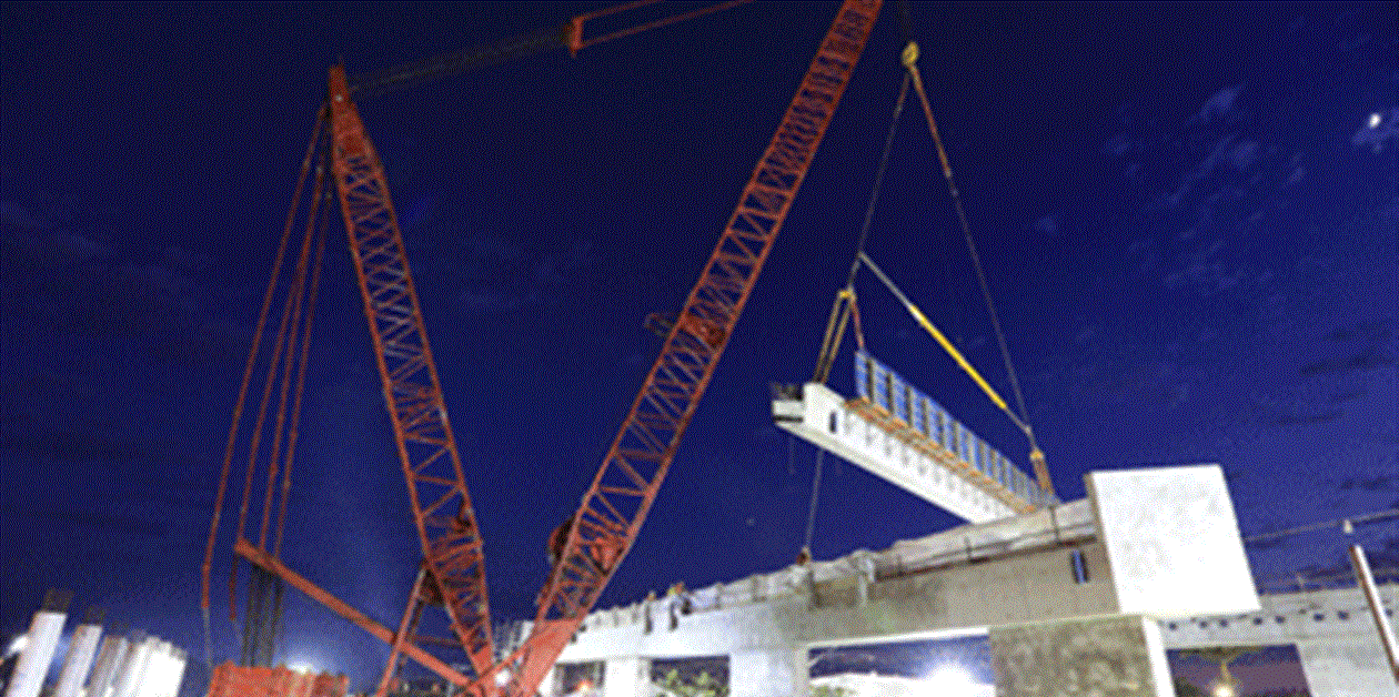 Universal Cranes on Australian bridge build - KHL Group