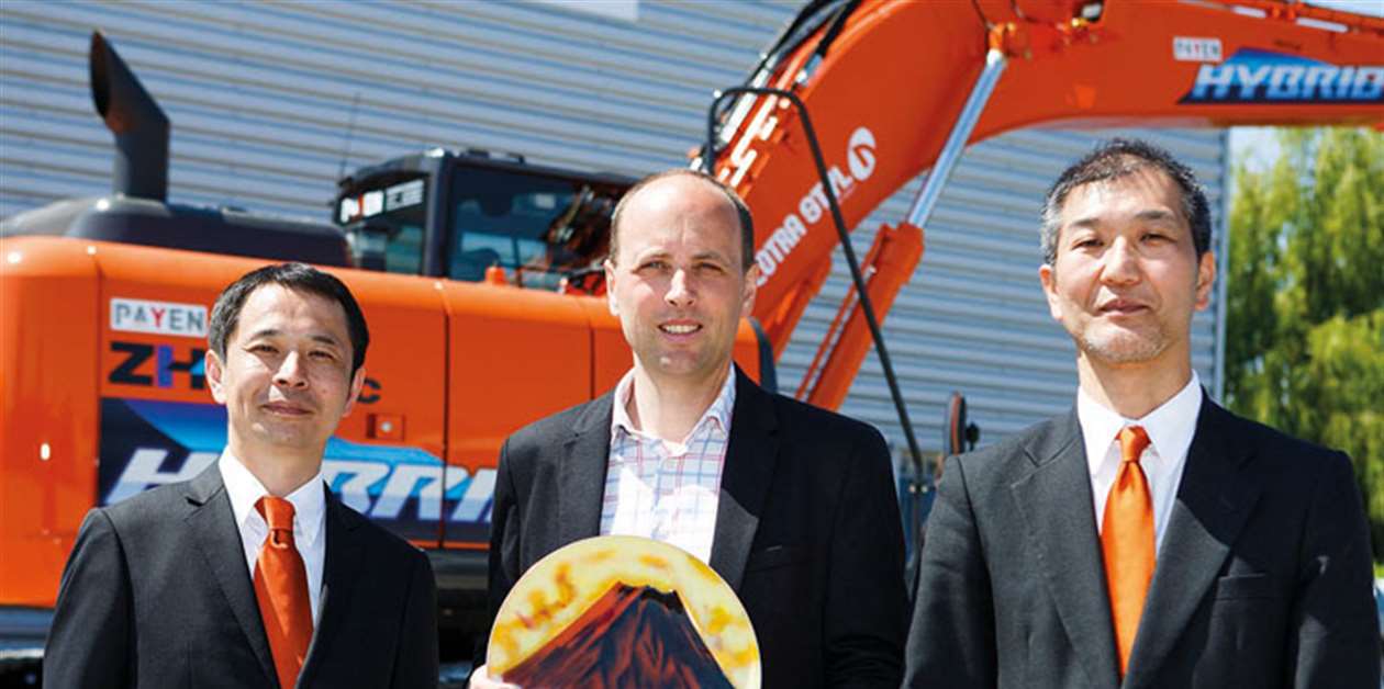 Hitachi hybrid excavator debuts in Europe - KHL Group