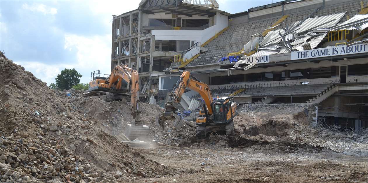 A game of two halves as DSM tackles White Hart Lane demolition - KHL Group