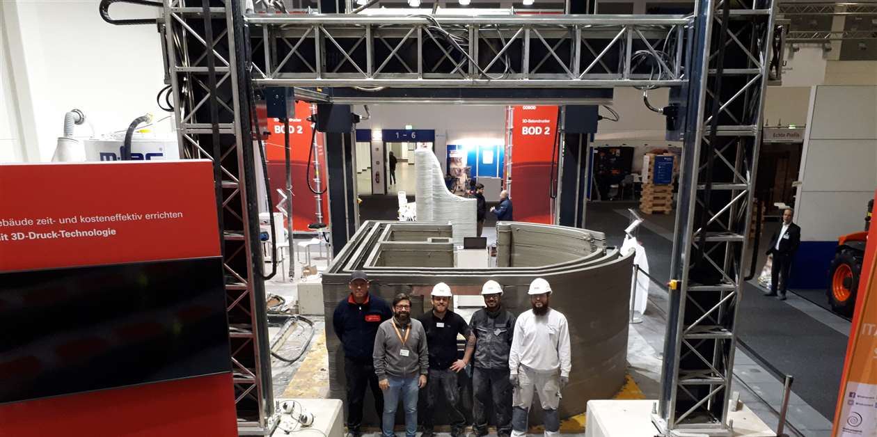 Live 3D printing of four houses - KHL Group