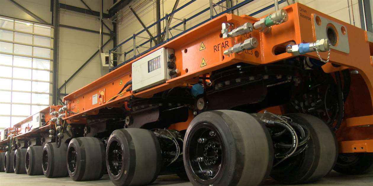 Enerpac SPMT to move spent nuclear fuel - KHL Group