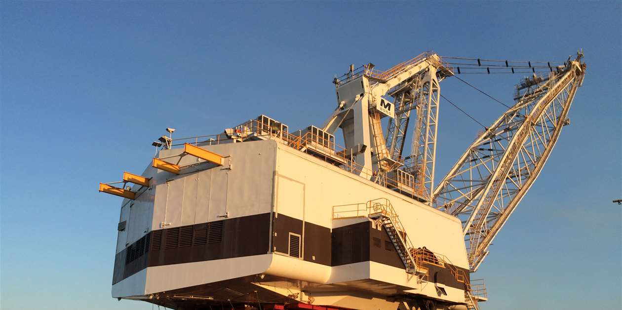 Mammoet moves Marion dragline - KHL Group