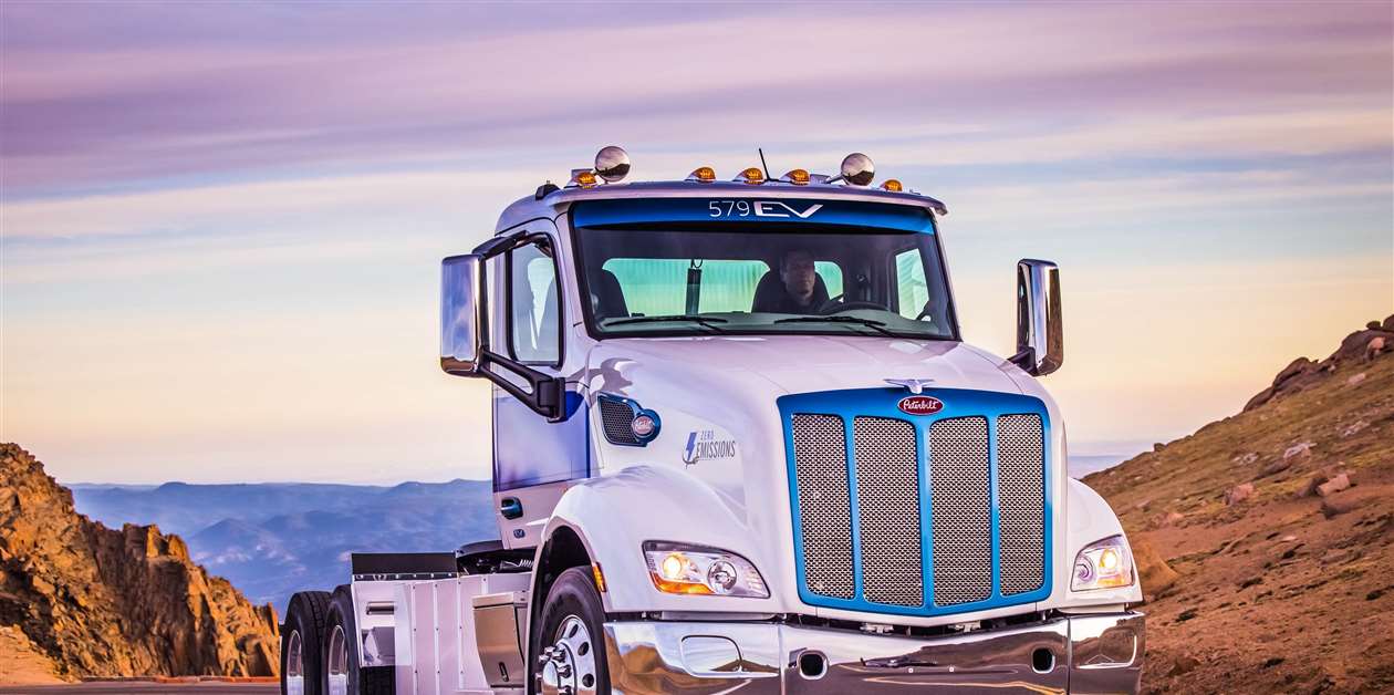 Peterbilt electric truck takes on Pikes Peak - KHL Group