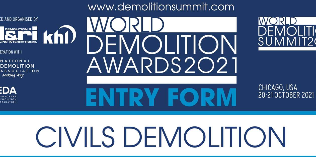 30 June deadline for World Demolition Awards entries - KHL Group