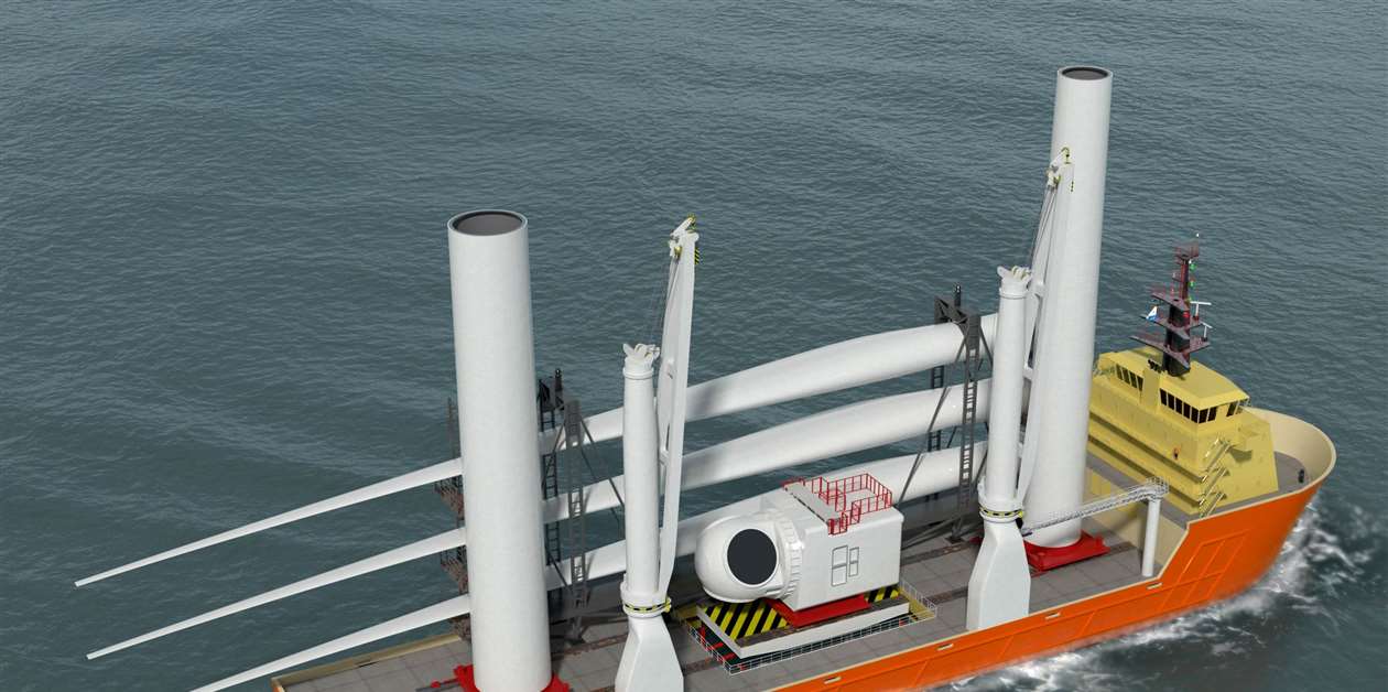 New wind turbine transport system from Huisman - KHL Group