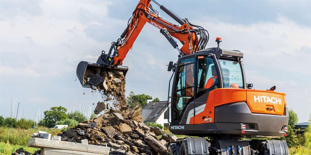 Hitachi adds compact wheeled excavator - KHL Group Hitachi adds compact wheeled excavator - KHL Group