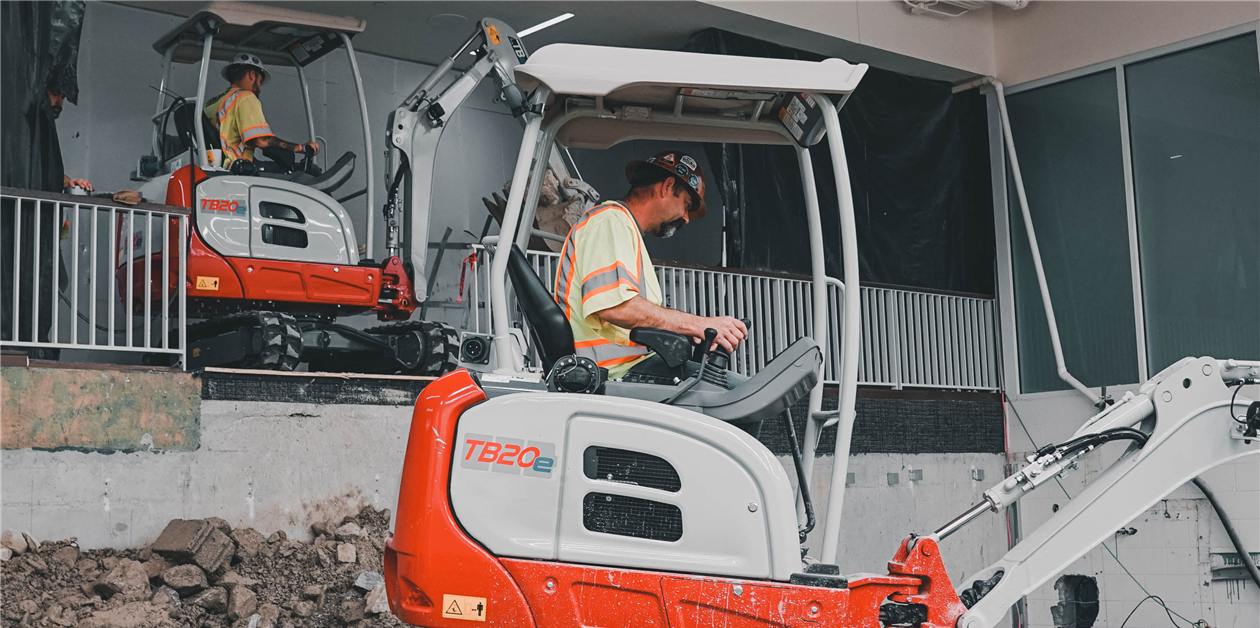 Takeuchi battery-powered excavators now available through North ...