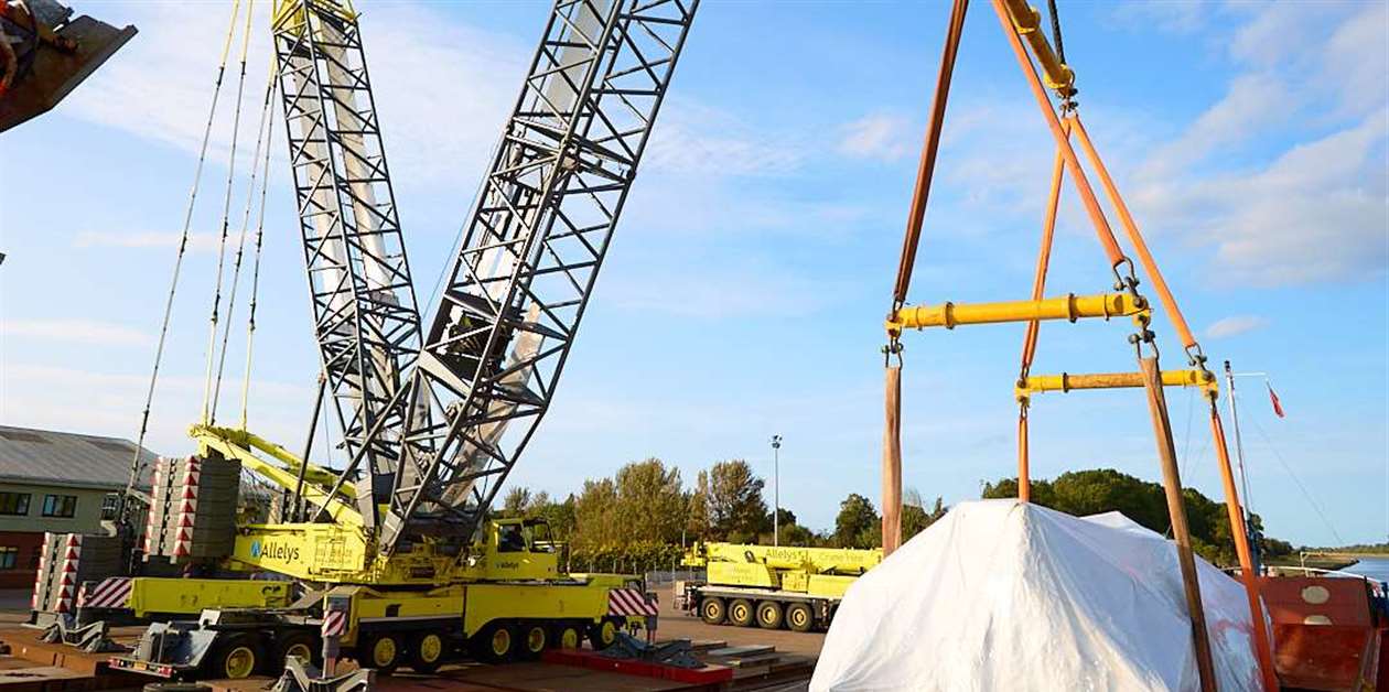 Allelys transports 176 tonne generator - KHL Group
