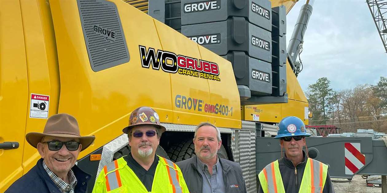 W.O. Grubb purchases Grove GMK6400-1 - KHL Group
