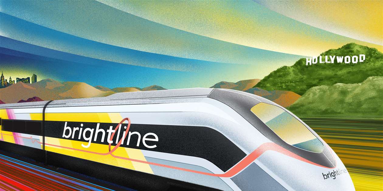 Construction begins on $12bn Brightline West high-speed rail project ...