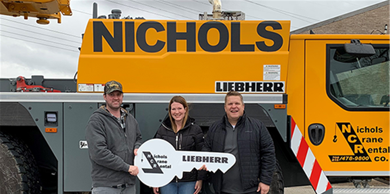 Nichols Crane Rental takes delivery of LTM 1230-5.1 - KHL Group