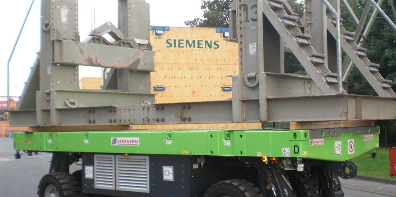 Electric SPMT from Scheuerle - KHL Group