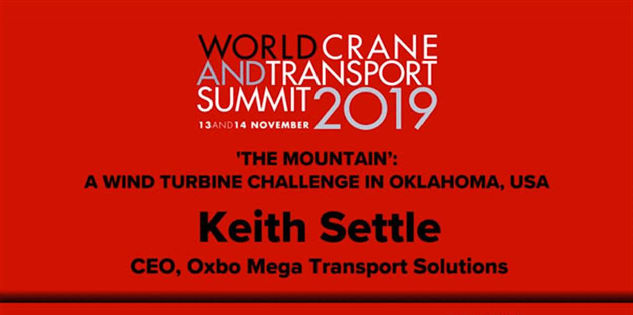 WCTS 2019 - Keith Settle, CEO, OXBO Mega Transport Solutions - KHL Group
