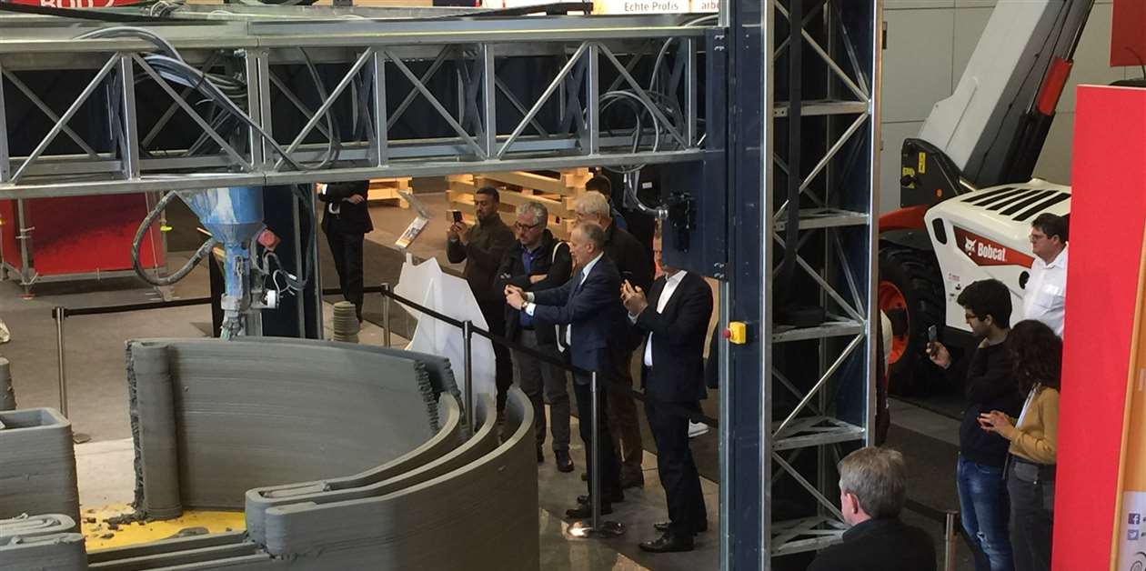 Live 3D printing of four houses - KHL Group