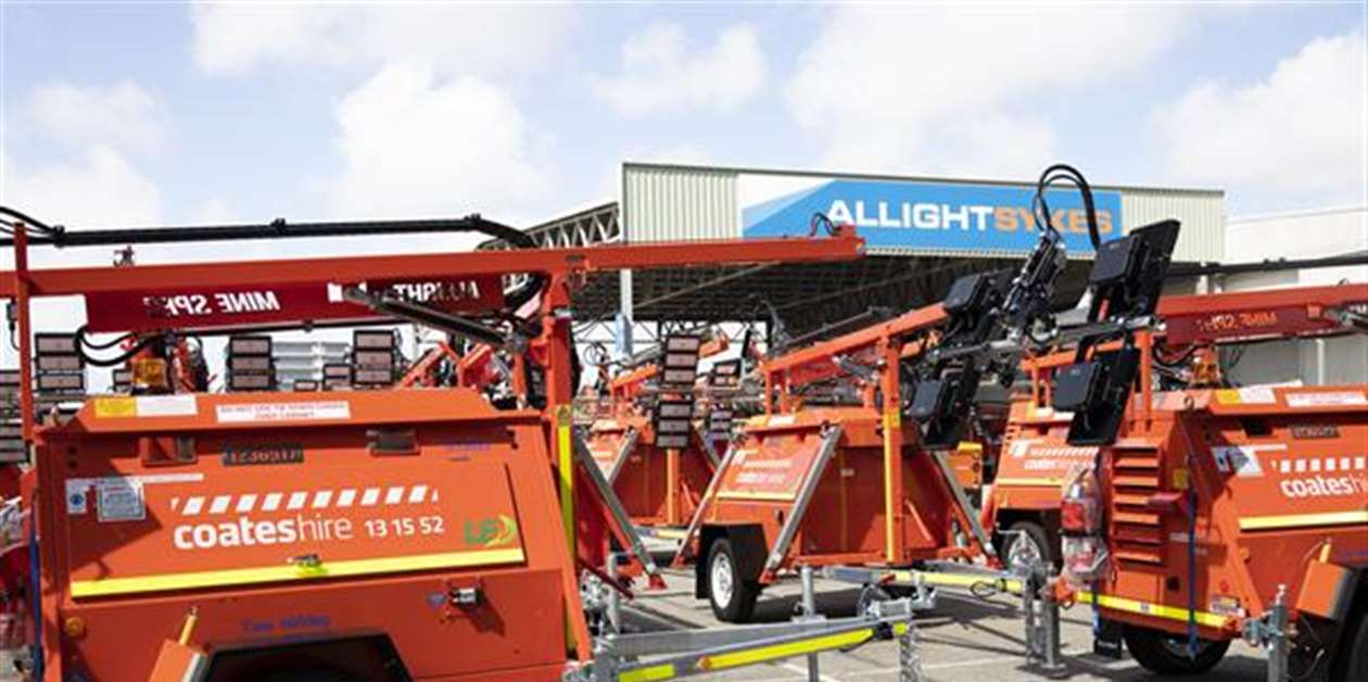 Allight’s milestone lighting tower goes to Coates - KHL Group