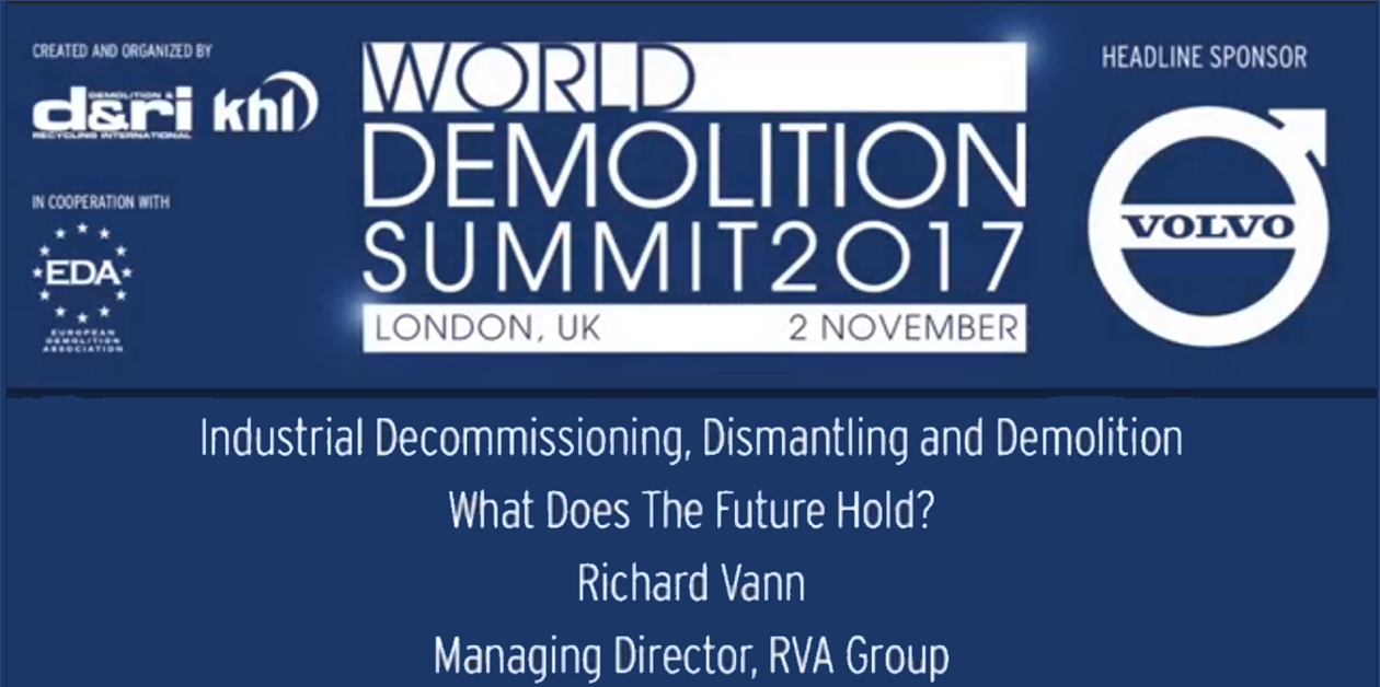 WDS 2017 - KEYNOTE SPEAKER - Richard Vann - KHL Group