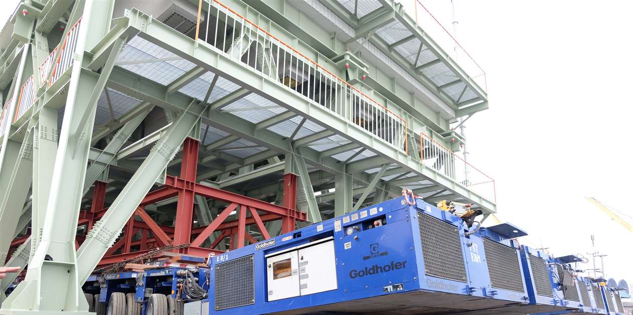 Waste gas scrubber move - KHL Group