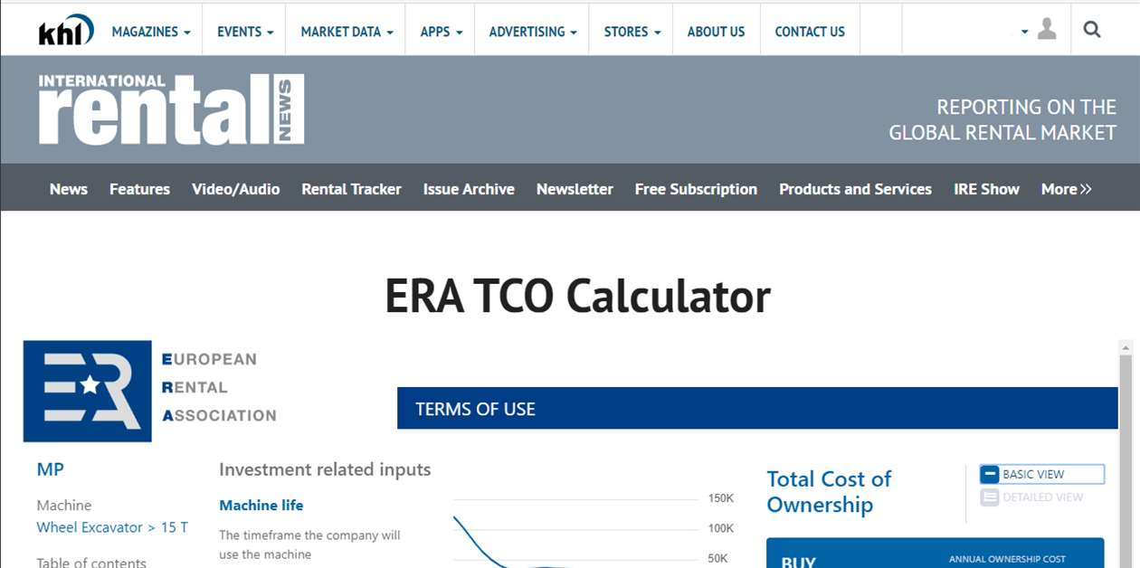 ERA’s TCO Calculator available on IRN website - KHL Group