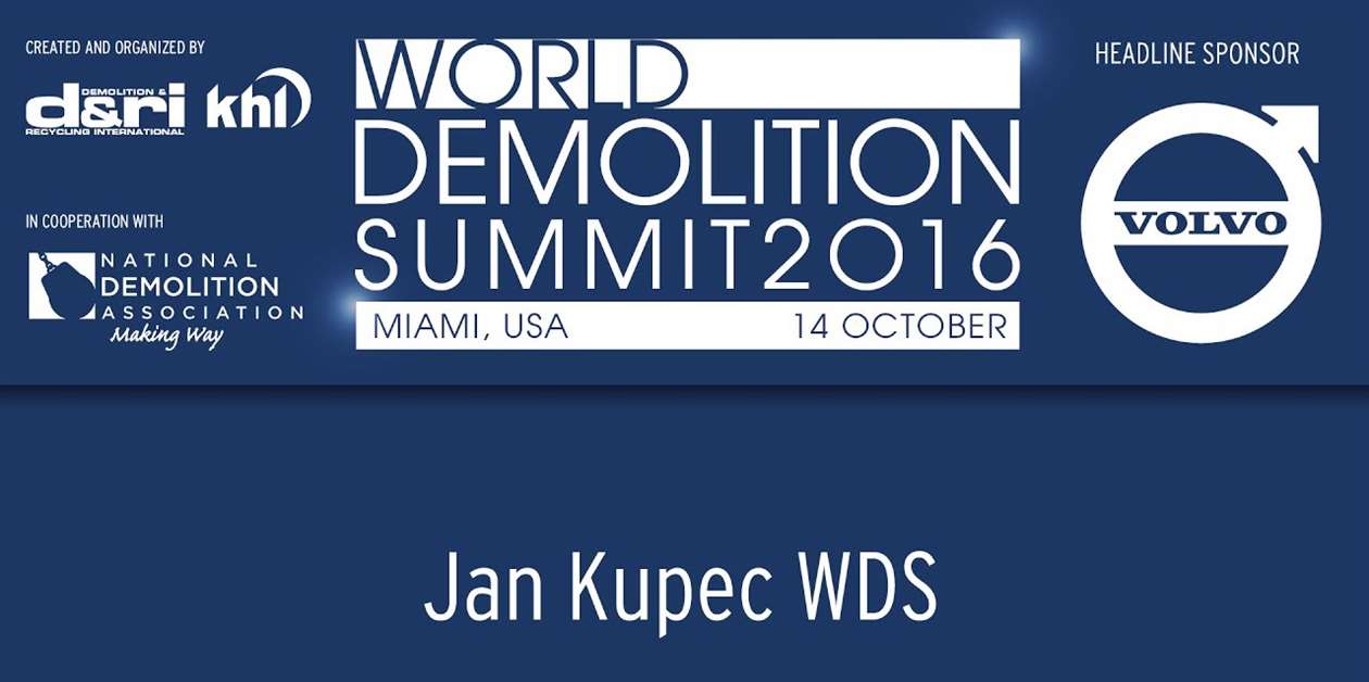 World Demolition Summit 2016 – Dr Jan Kupec - KHL Group