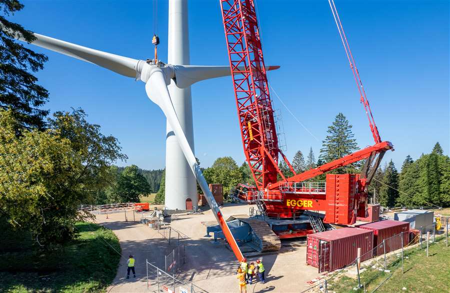 Building Switzerland’s second-largest wind farm - KHL Group